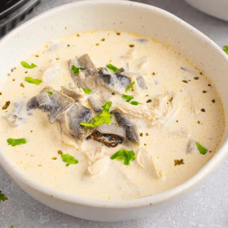 Jamie Oliver Chicken and Mushroom Soup Recipe