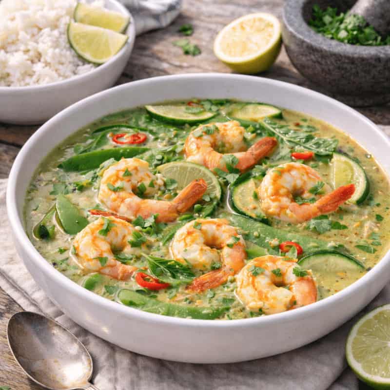 Easy Jamie Oliver Thai Green Prawn Curry Recipe