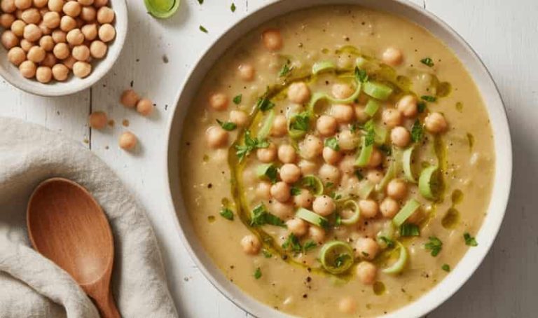 Jamie Oliver Chickpea and Leek Soup Recipe
